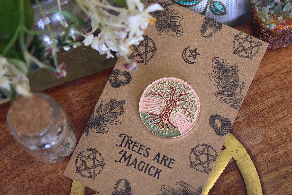 Tree of Life Pin Badge – Witchbox