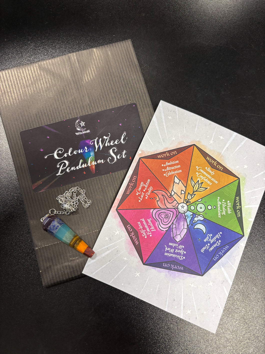 Pendulum Set - Colour Wheel – Witchbox
